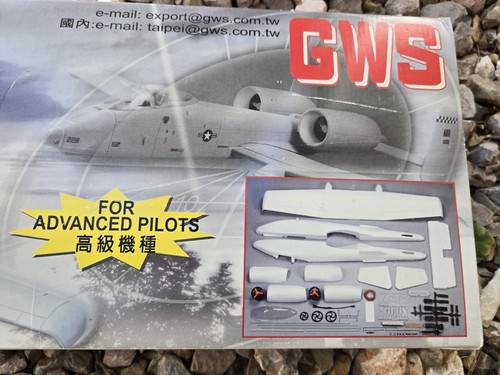 GWS A10 RC Plane Foam Kit.. Complete And Ready To Build Includes EDFs ...