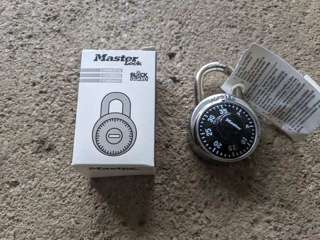 Master Lock 1525 Combination Padlocks for sale online | eBay