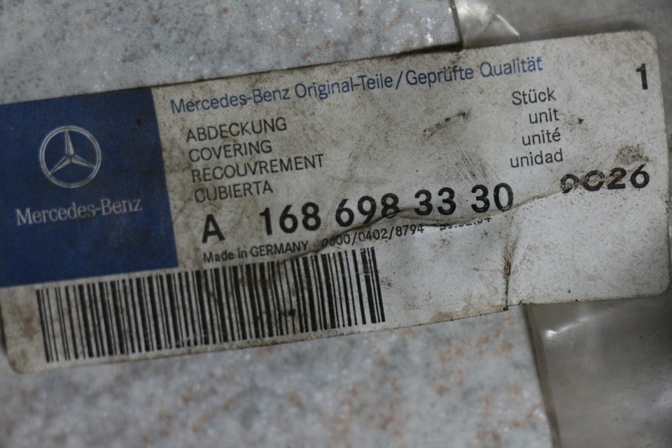 Copertura Originale Mercedes Benz A-Class W168 A1686983330 DE | eBay