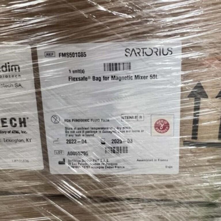 Sartorius Flexsafe Bag for Magnetic Mixer 50L FMS501085 | eBay