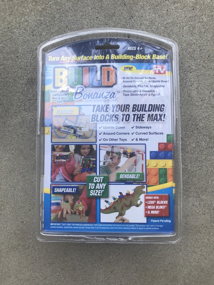12 ft Build Bonanza Building Block Peel & Stick Tape New | eBay