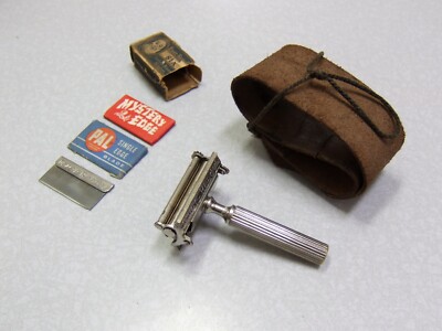 Vintage Ever-Ready Razor Blade Stropper with leather strop | eBay