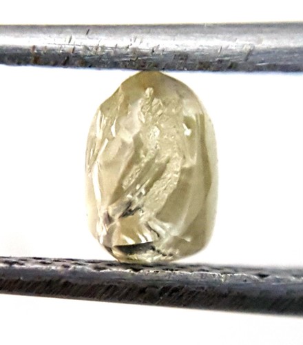 0.45tcw Intense Yellow Color Natural Irregular Shape Africn Loose Rough ...