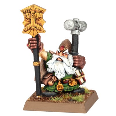 Warhammer Fantasy Old Dwarfs Dwarf Runesmith / Runelord Metal NEW P062 ...