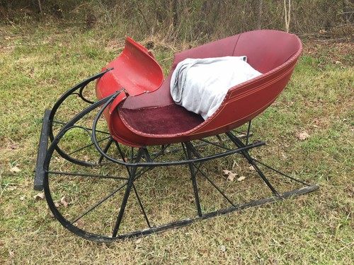 Antique Albany Cutter Horse drawn Sleigh | eBay