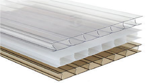 Discounted Polycarbonate Sheets - 6mm Twinwall - Clear - Width 1050 ...
