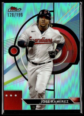 2023 Topps Finest #44 Jose Ramirez Aqua | eBay