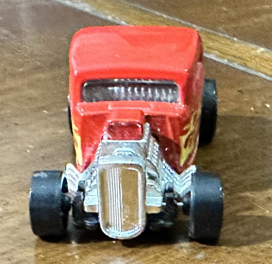 Vtg Hot Wheels Hot Rods Series '32 Ford Coupe Red With Yellow Flames ...