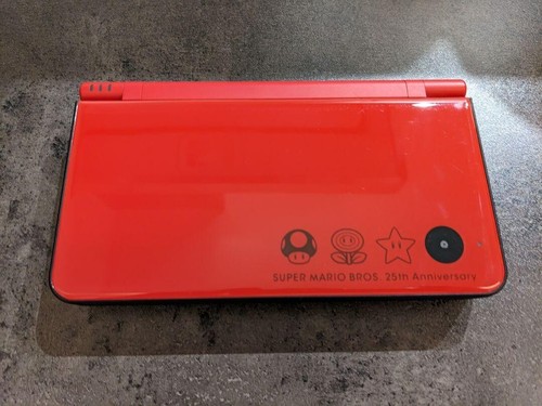 Super Mario Bros. Nintendo DSi XL game console 25th anniversary model ...