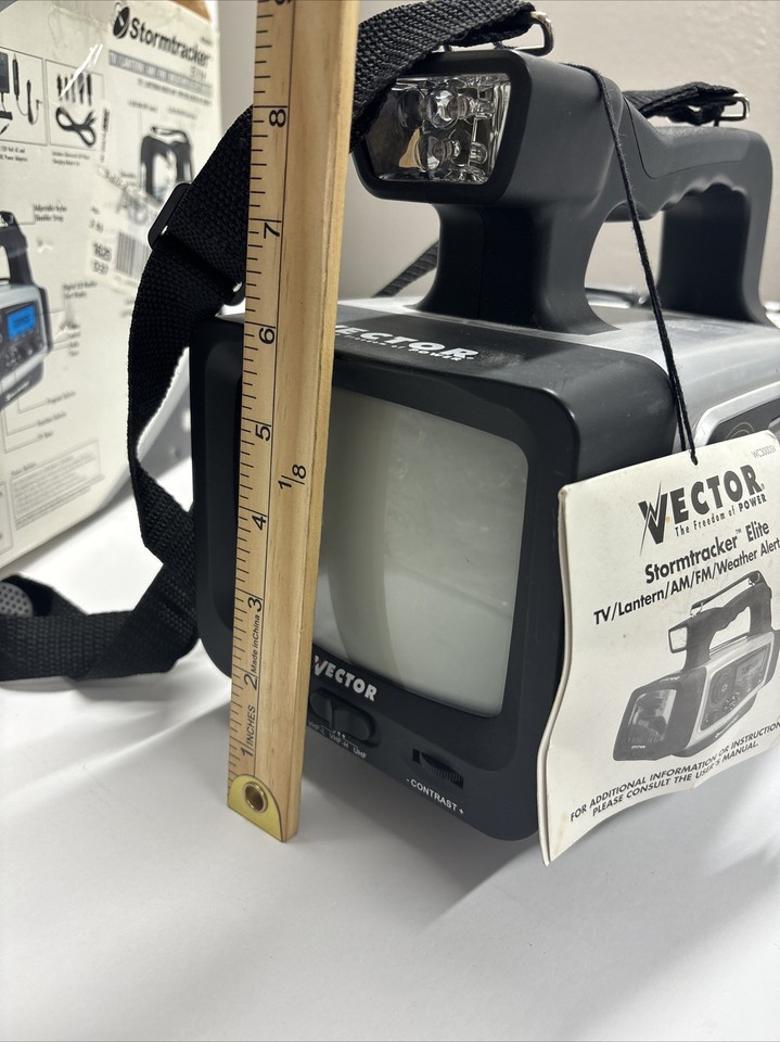 Vector Stormtracker Elite WC300DSV TV Lantern AM FM Weather Alert Radio ...