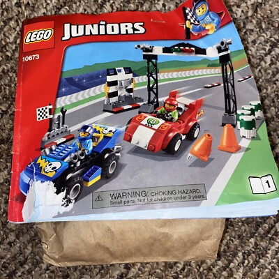 Lego Juniors City 10673 Race Car Rally Easy to build, Ages 4-7 2014 ...