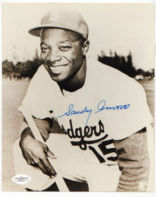 SANDY AMOROS SIGNED AUTOGRAPHED 8X10 PHOTO JSA DODGERS | eBay