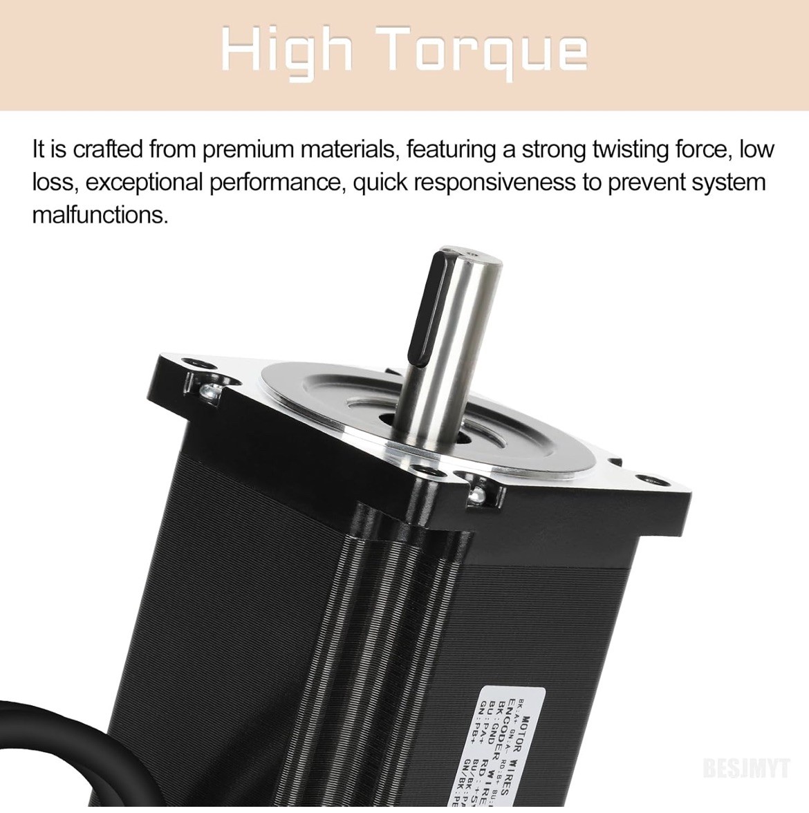 Nema 34 Closed Loop Stepper Motor kit with Driver 10Nm Motor kit with ...