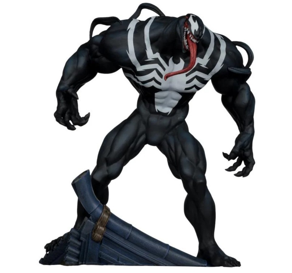 Marvel Rivals Wave 1 Venom 1:6 Scale Posed Figure with Scene & Comic ...