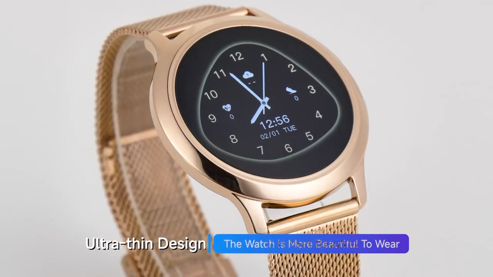New Smart Watch Full Touch Screen AMOLED Bluetooth Call for Women and ...