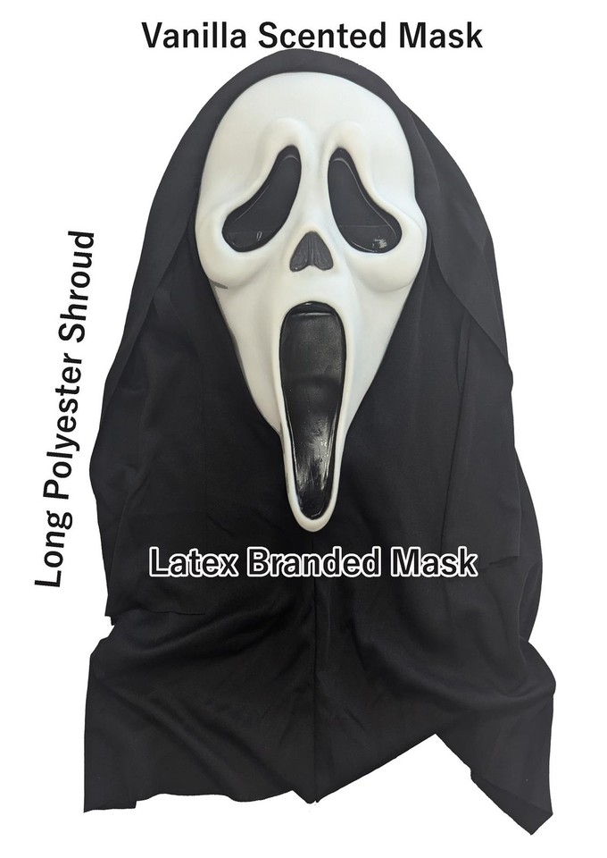 Adults Scream Movie Ghost Face Halloween Fancy Dress Costume | eBay