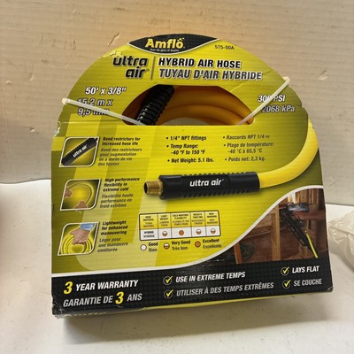 575-50A Amflo 3/8" Non-Kinking Hybrid Air Hose, 300 PSI 50ft | eBay