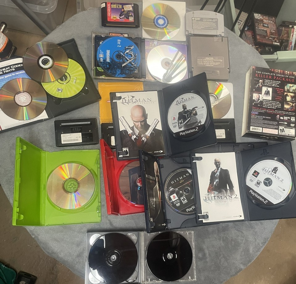 video game mixed lot Sega Genesis PC NES WiiU PS2 Playstation3 N64 ...