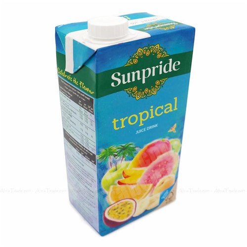 Sunpride Tropical Juice Drink Party Tropics Fruit Carton Box Pack 12 x ...