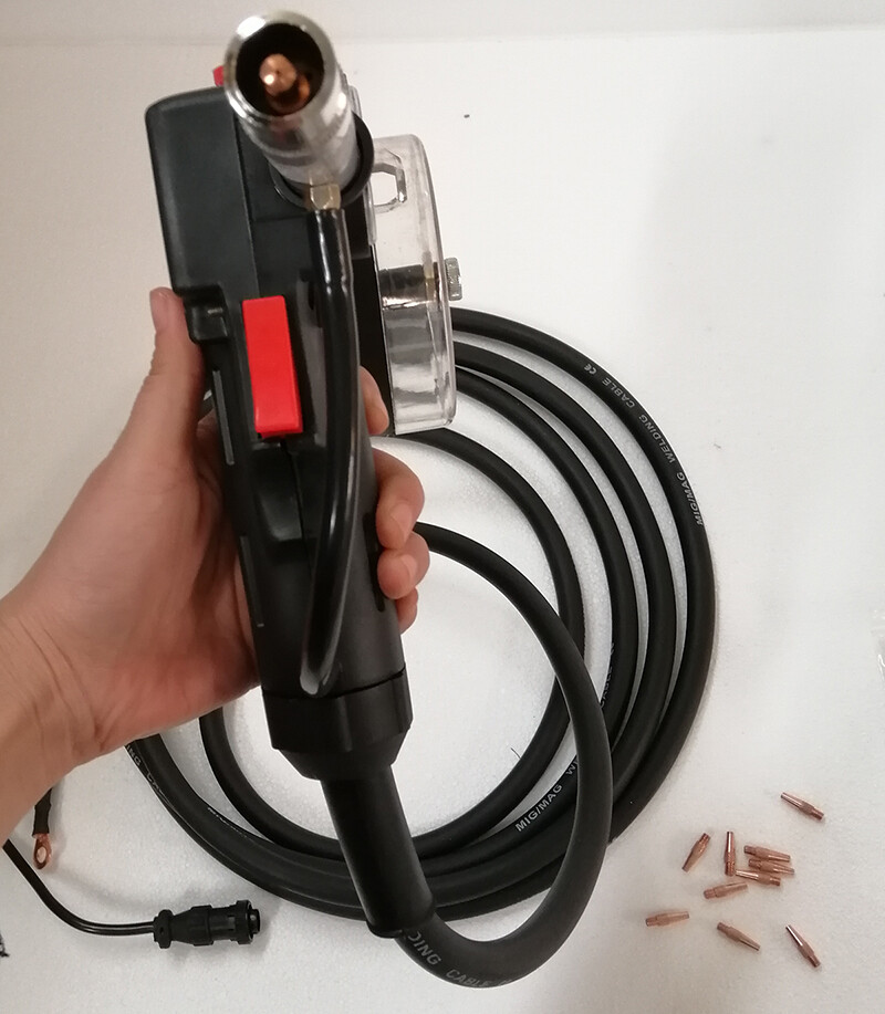 Techtongda New 5M cable ,DC24 Aluminum Spool Gun Fit Miller210 ...