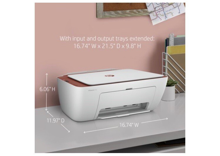 HP DeskJet 2732 Wireless All-in-One Color Inkjet Printer Instant Ink ...