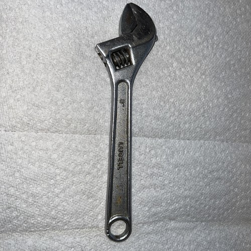 Vintage Ludell 8" Cresent Adjustable Wrench Full Drop Forged Made in ...