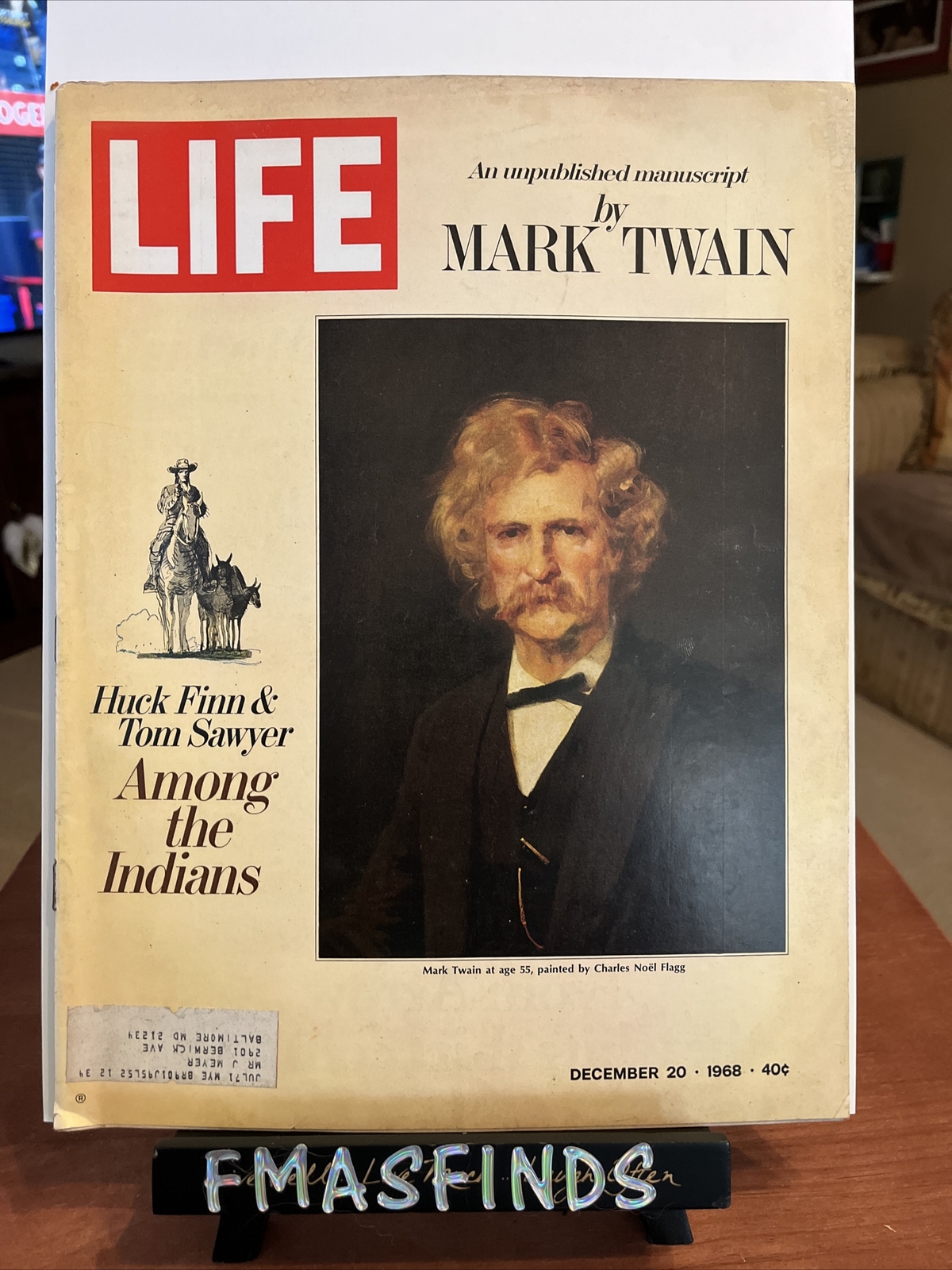 WW 1968 MARK TWAIN Huck Finn Tom Sawyer Dec 20 LIFE Magazine | eBay