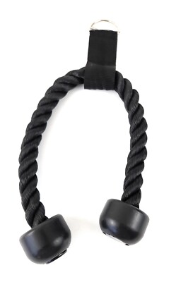 Lat Bicep Tricep Rope Pull Down Attachment Handle Multi-gym Use 25" | eBay