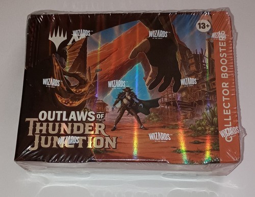 New Sealed Outlaws of Thunder Junction Collector Booster Box OTJ MTG No ...