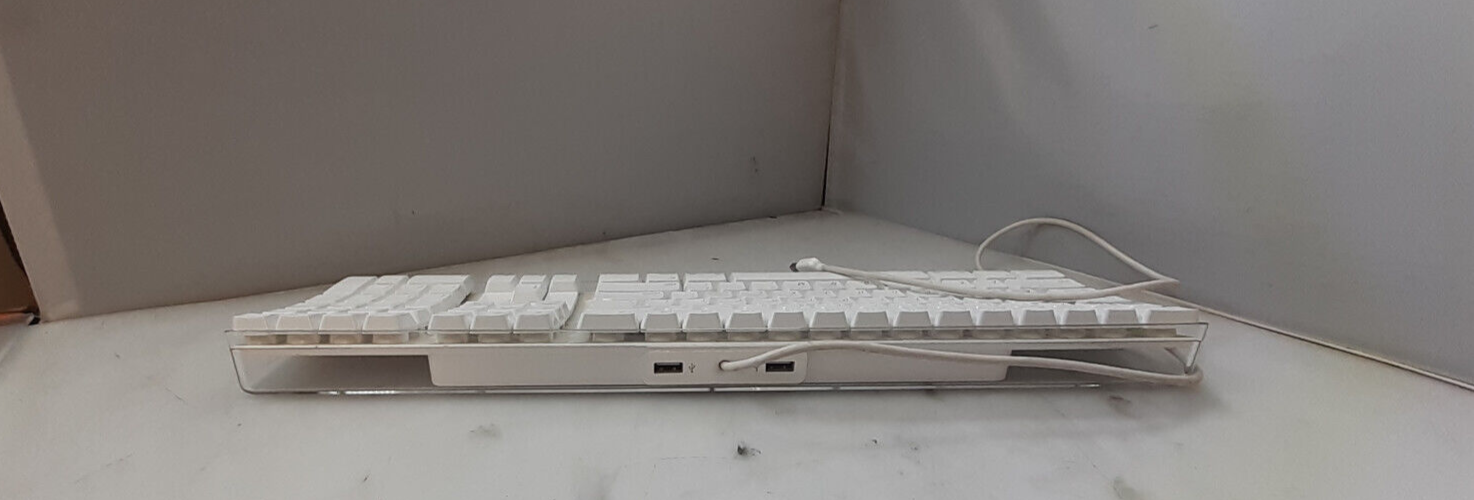 Apple White Wired Keyboard A1048 with 2 USB Port for iMAC White Genuine ...