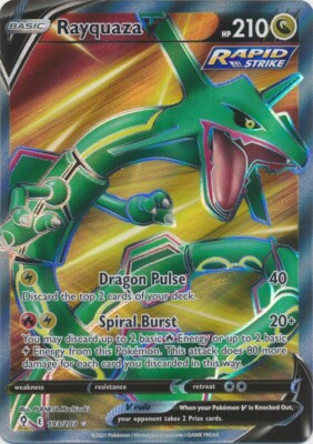 Rayquaza V (Full Art) 193/203 Ultra Rare Evolving Skies Pokemon TCG | eBay