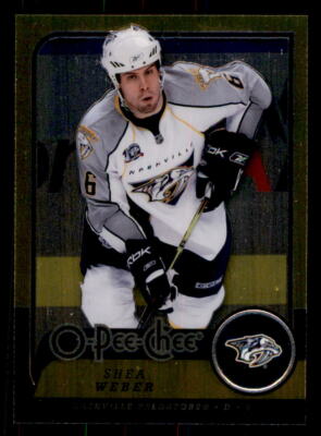 2008-09 O-Pee-Chee Metal #211 Shea Weber Nashville Predators | eBay