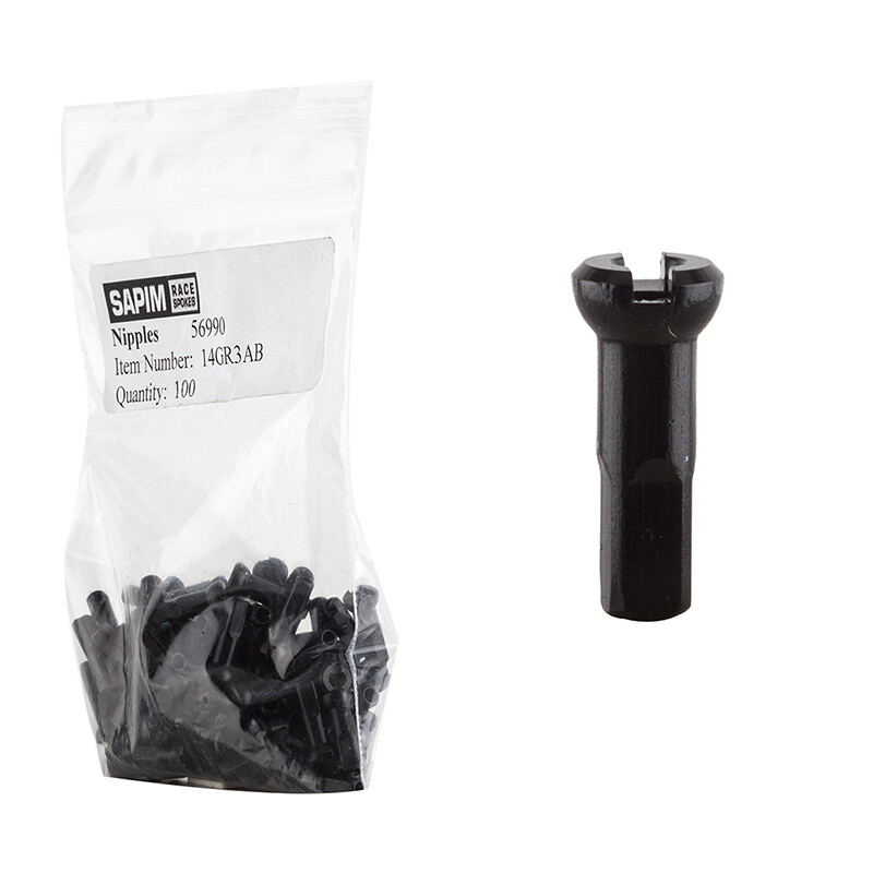 Sapim Polyax Nipples Spoke Nipple Sapim Aly Polyax 2.0x14mm Bk Bgof100 ...