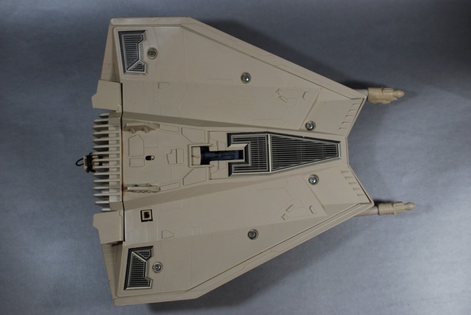 VINTAGE Star Wars COMPLETE HOTH SNOWSPEEDER + FIGURE KENNER WORKS! snow ...