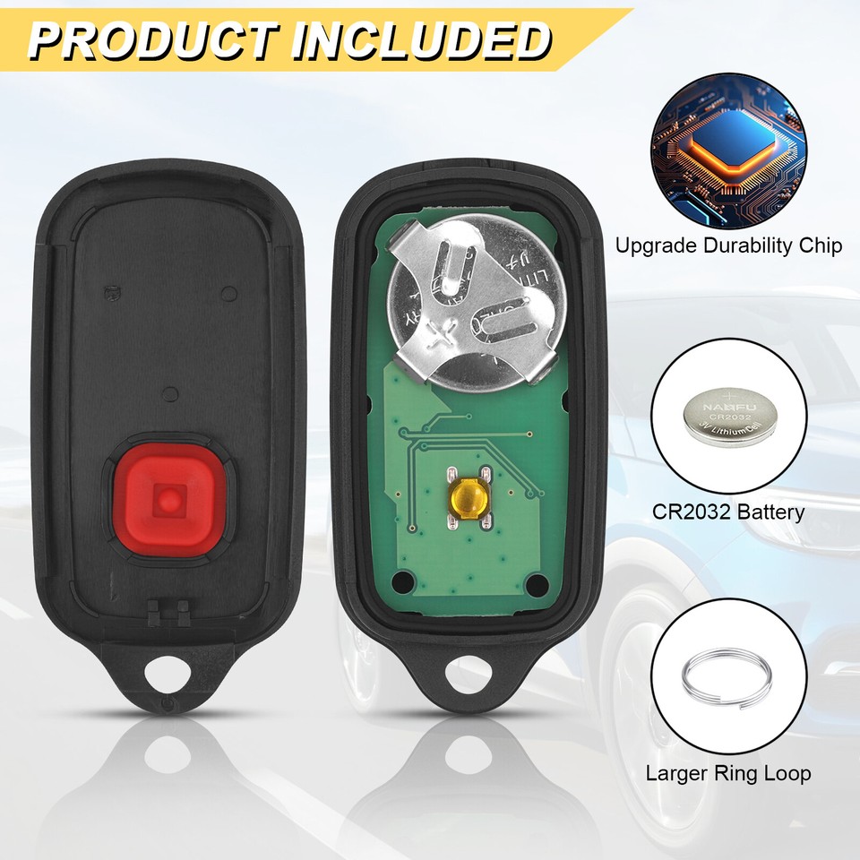 For 2003 2004 2005 2006 2007 2008 Toyota Matrix Car Remote Keyless ...