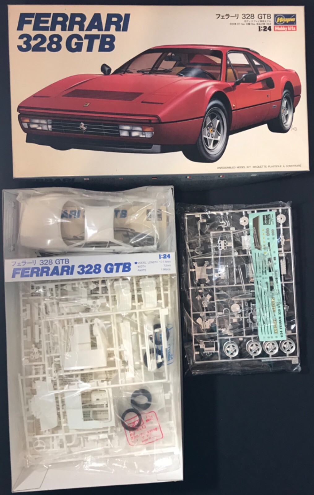 HASEGAWA FERRARI 328 GTB 1/24 MODEL CA-3 | eBay