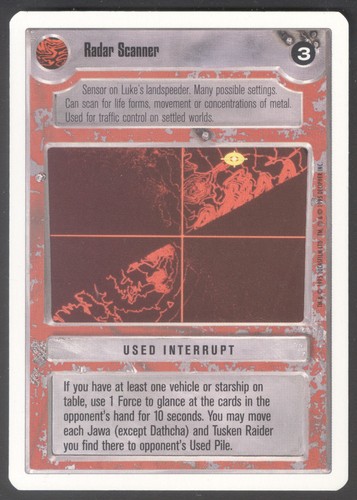 Radar Scanner (Premiere-Revised) | Decipher Star Wars CCG | NM/LP | eBay