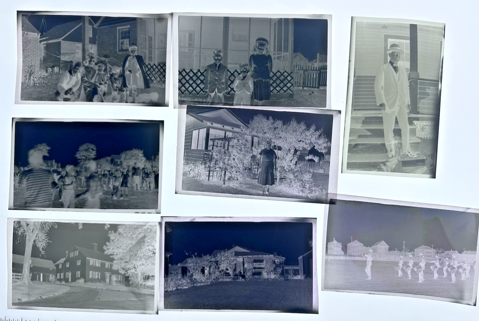 Lot 80 Vintage Film Negatives 2¾ x 4½ Unreviewed Homes People | eBay