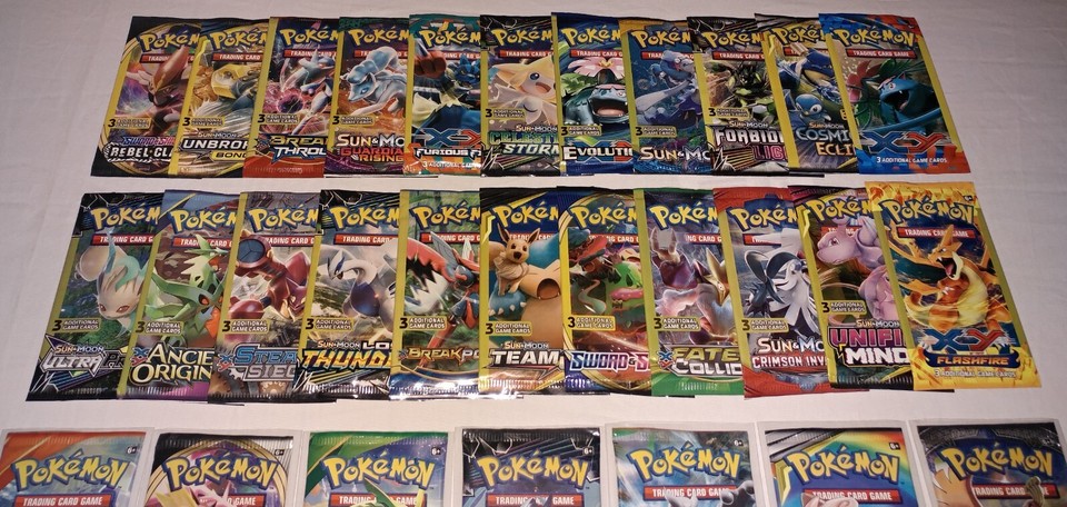 🔥 LIMITED TIME SALE - 43 Pokemon Packs - Team Up Evolutions Ancient ...
