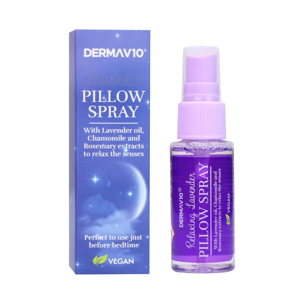 3x Derma V10 Lavender Pillow Spray - Sleep Aid | Aromatherapy | Vegan ...