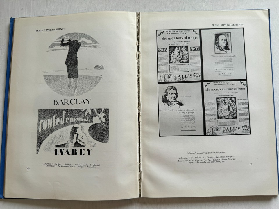 1928 Posters and Publicity Commercial Art Annual Book Nice Vintage ...
