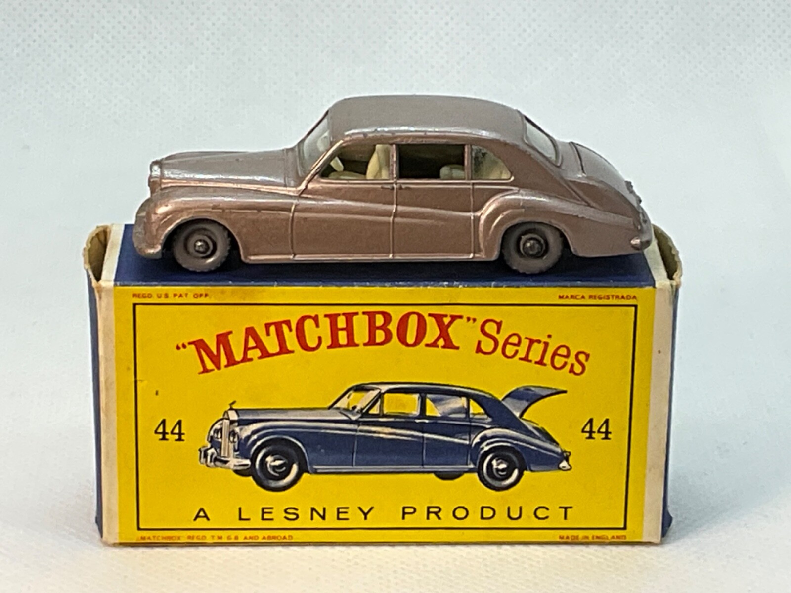 Moko Lesney Matchbox #44 Rolls Royce Phantom IV /Original Box /Rare GPW ...