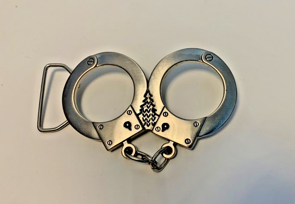 Vintage Men Belt Buckle Western Cowboy Alloy Handcuff-shaped cop | eBay