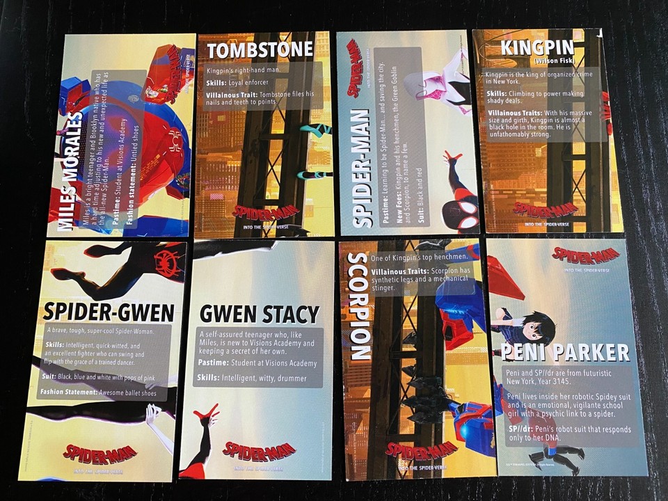 SPIDER-MAN INTO THE SPIDER-VERSE amc theaters trading card KINGPIN ...