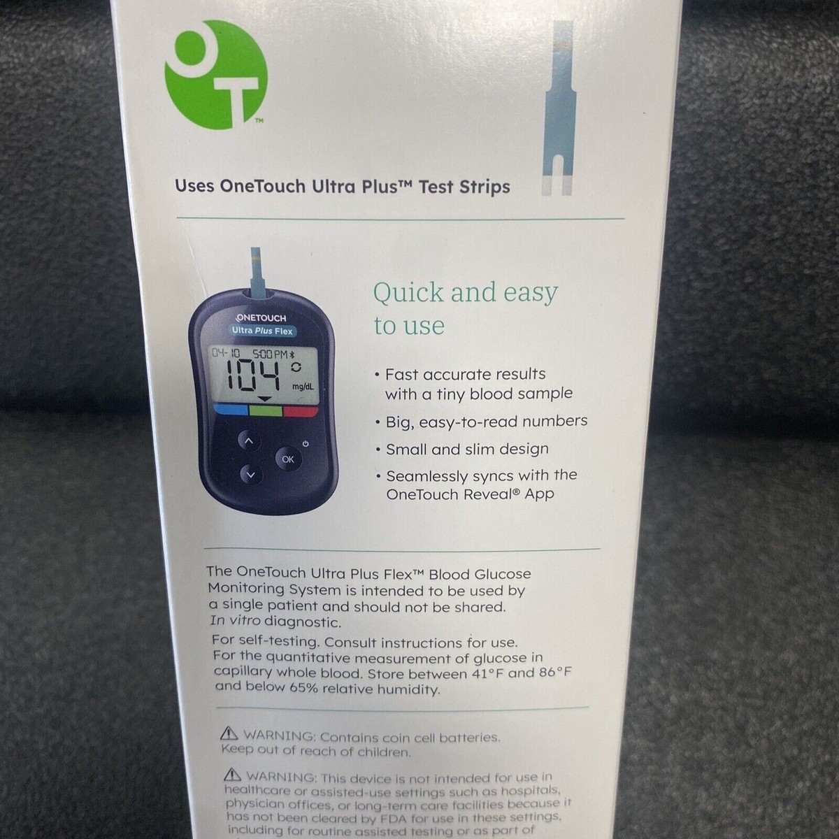 Onetouch Ultra Plus Flex Blood Glucose Meter Mg Dl Plus ONE TOUCH