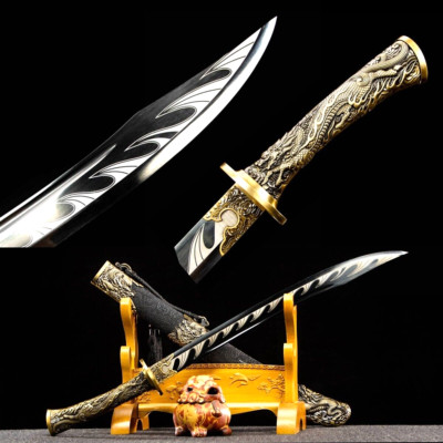 Battle Ready Chinese Kung Fu Sword Dao 1095 Carbon Steel Blade Sharp ...