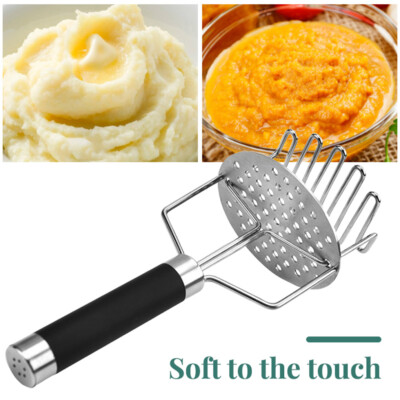 Stainless Steel Potato Masher Presser Press Mashing Tool Kitchen | eBay