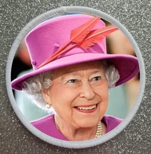 3" Her Majesty Queen Elizabeth ll UK Sublimation Iron / Sew On Patch ...