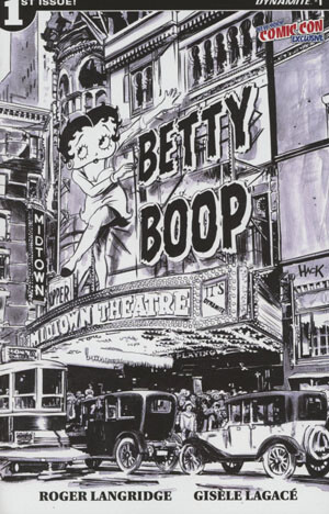 Betty Boop #1 Midtown Exclusive Robert Hack NYCC Black & White Variant ...