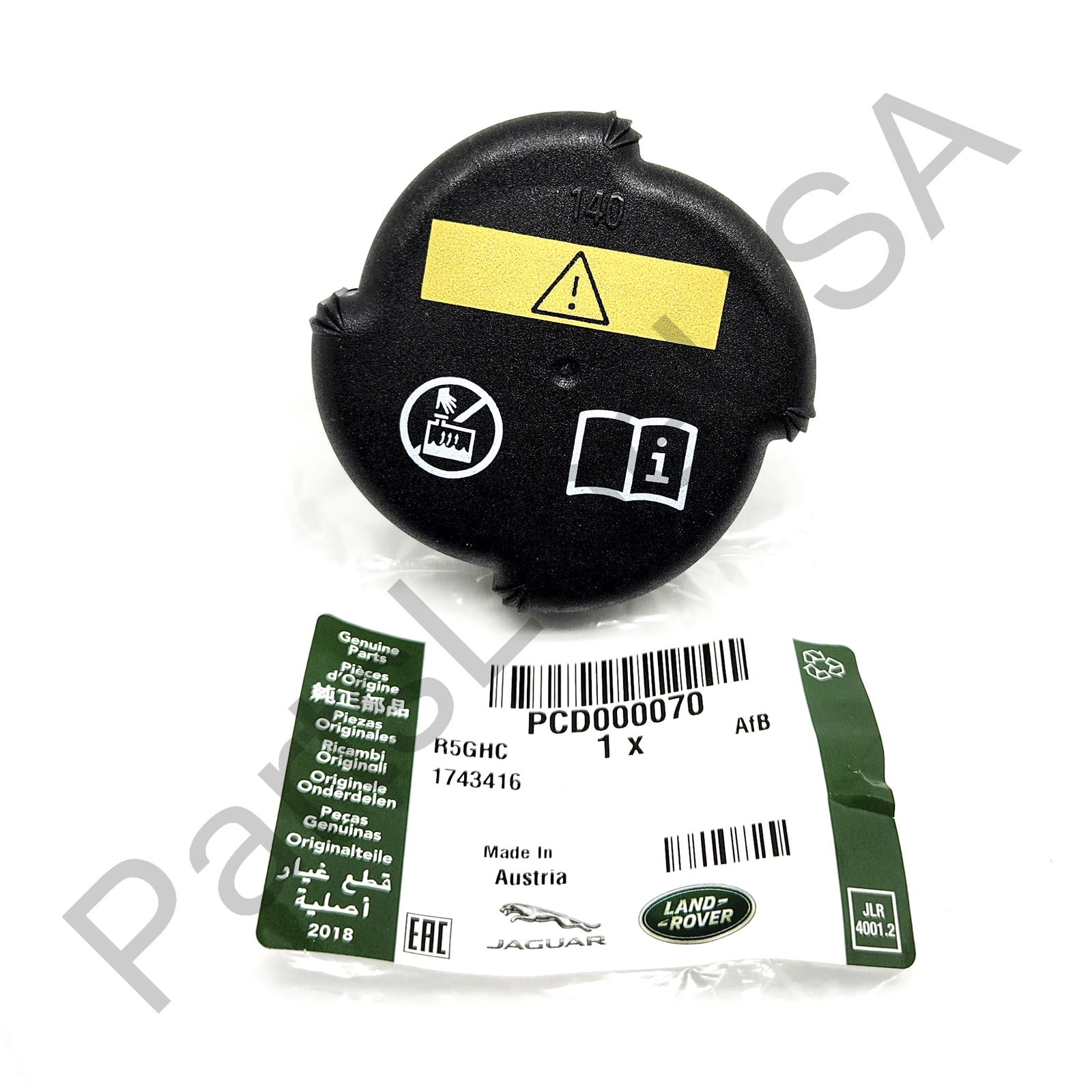 Genuine Land Rover Radiator Overflow Expansion Tank Cap PCD000070 | eBay